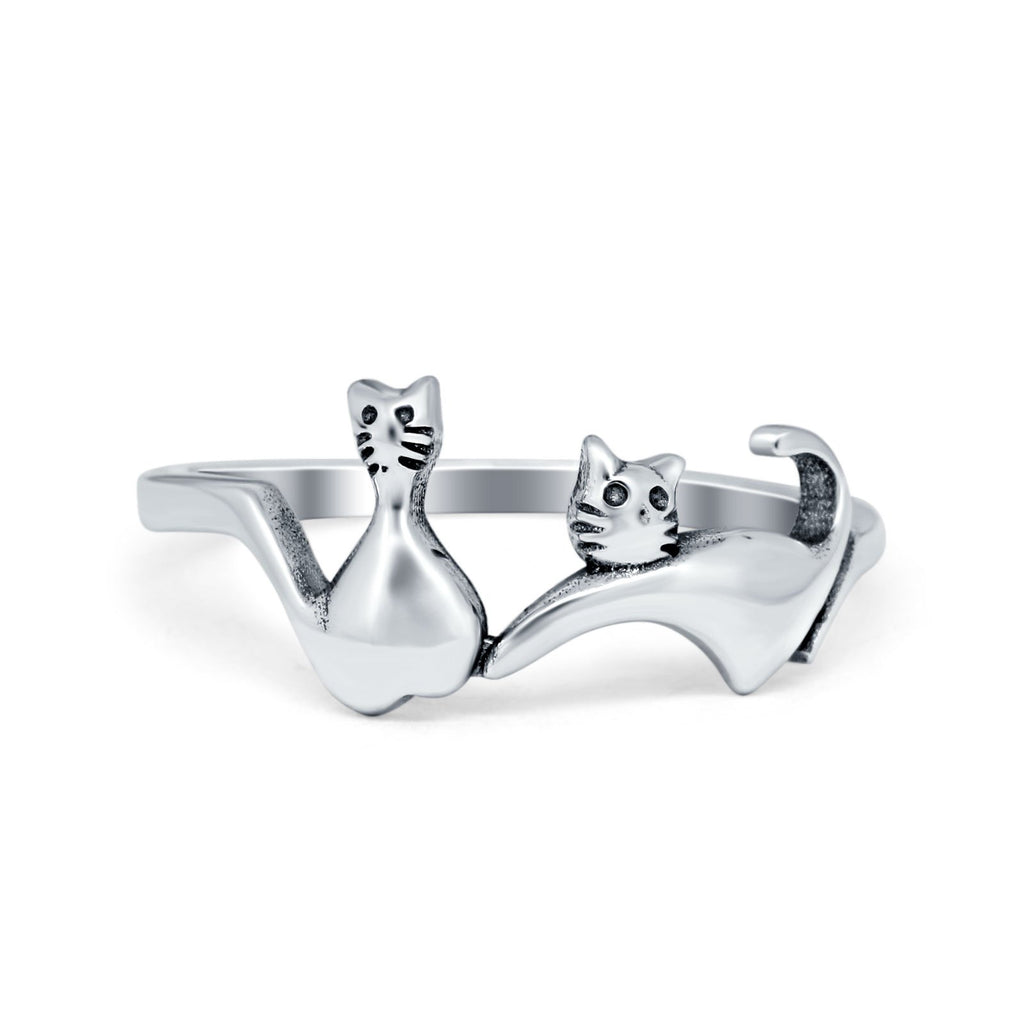 925 Sterling Silver Cats Ring Wholesale